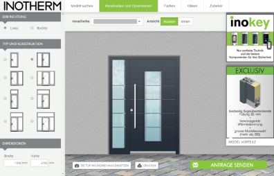 Inotherm Haustüren Konfigurator